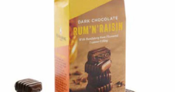 Chocolatier Liqueur Chocolate - Bundaberg™ Rum ’N’ Raisin Dark ...