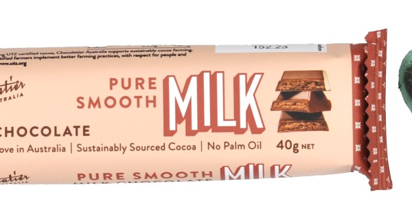 Chocolatier Pure Milk Chocolate Bar 40 g